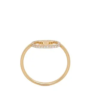 Celine Maillon Triomphe Ring With Diamonds - Yellow