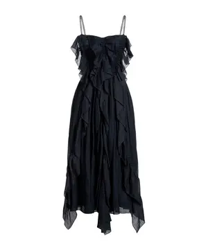 Chloé Sleeveless Flared Dress With Ruffles