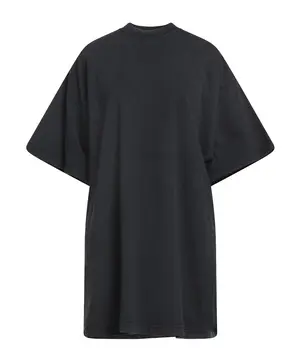 Balenciaga Loose Solid Color T-shirt - Black