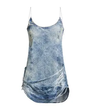 DIESEL® Sleeveless Denim Dress - Blue
