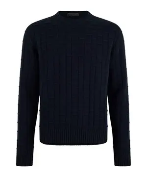Prada Textured Crewneck Sweater