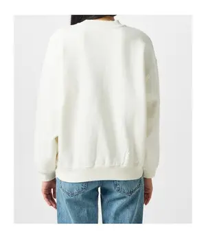 ANINE BING Long Sleeve Crewneck Sweatshirt With Logo
