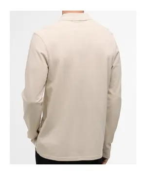 Barbour Long-sleeved Polo Shirt - Mist