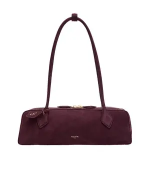 Alaïa Double Handle Shoulder Bag - Black