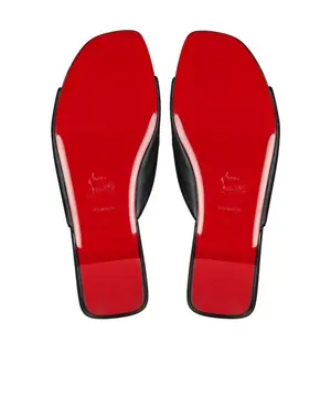 CHRISTIAN LOUBOUTIN Miss Mj Slip-on Mules With Chain Detail