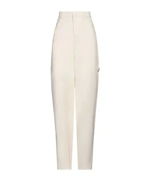 Max Mara Solid-colored Wide-leg Pants - White