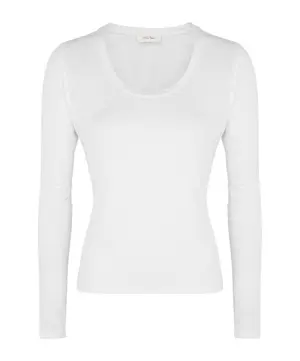 American Vintage Loose Cotton Top - White