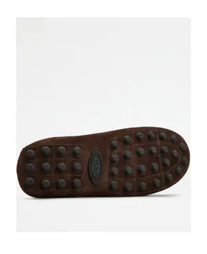 TOD'S Gommino Bubble Suede Mules - Brown