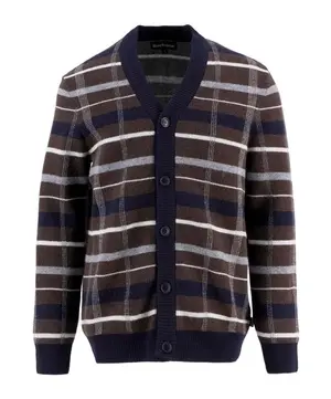 Barbour Long-sleeved Knitted Cardigan - Black