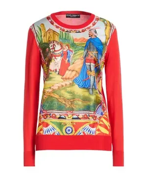 Dolce & Gabbana Lightweight Knit Jumper - Red