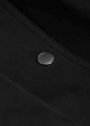 TOTEME Funnel-neck Cotton-blend Poplin Jacket