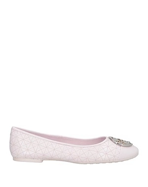 Tory Burch Quilted Ballet Flats With Logo Detail