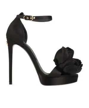 Dolce & Gabbana Plain Colour Sandals - Black