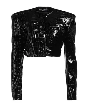 Dolce & Gabbana Minimalist Leather Jacket