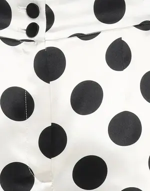 Dolce & Gabbana Polka Dot Satin Casual Pants