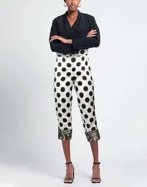 Dolce & Gabbana Polka Dot Satin Casual Pants
