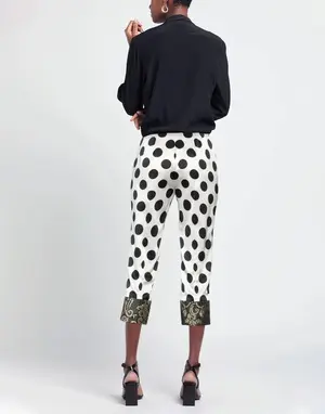 Dolce & Gabbana Polka Dot Satin Casual Pants