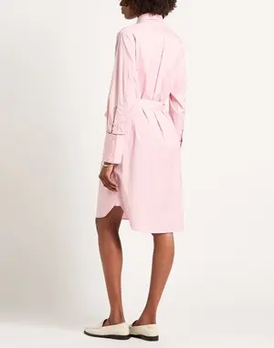Burberry Minimalist Long Sleeve Shirt Dress