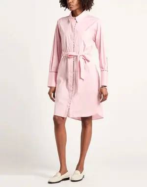 Burberry Minimalist Long Sleeve Shirt Dress