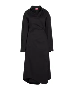 DIESEL® Long Sleeve Wrap Dress
