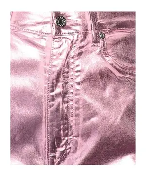 Dolce & Gabbana Fitted Metallic Pants