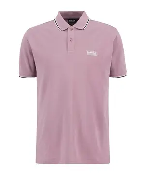 Barbour Tipped Short Sleeve Polo Shirt - Pink