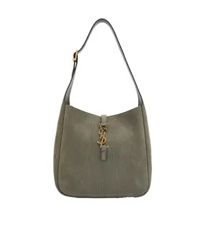Saint Laurent Grain Leather Shoulder Bag - Green