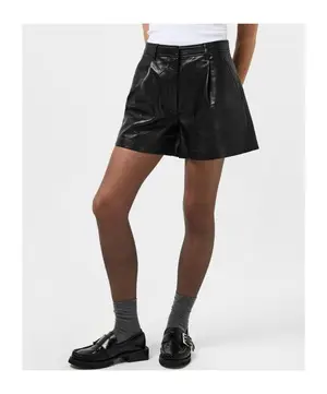 ANINE BING Belt Loop Shorts