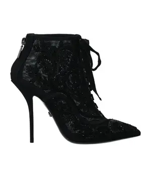 DOLCE & GABBANA Lace-up Ankle Boots