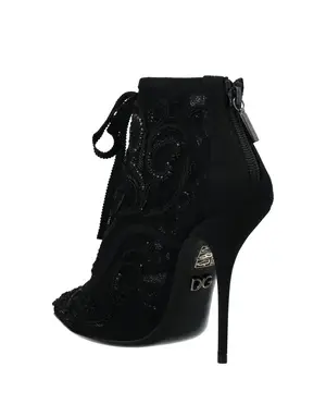 Dolce & Gabbana Lace-up Ankle Boots