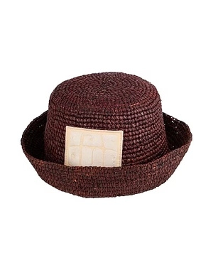 Jacquemus Simple Straw Sun Hat - Red