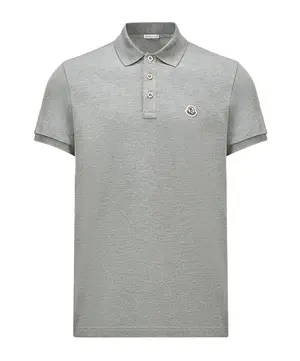 Moncler Short-sleeved Polo Shirt - Grey