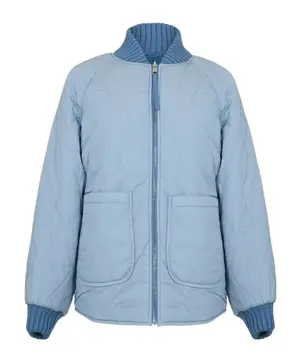 Varley Serina Reversible Quilted Jacket - Blue