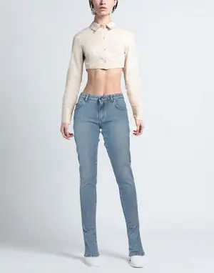 Dolce & Gabbana Light Wash Stretch Denim Bootcut Pants