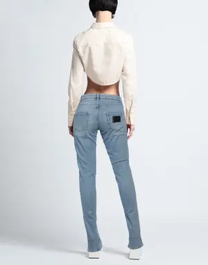 Dolce & Gabbana Light Wash Stretch Denim Bootcut Pants