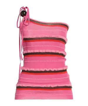 Jacquemus One Shoulder Vest - Purple-red