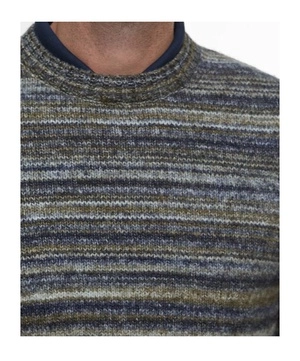 Barbour Long Sleeve Striped Crew Neck Sweater