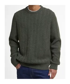 Barbour Textured Crew Neck Sweater