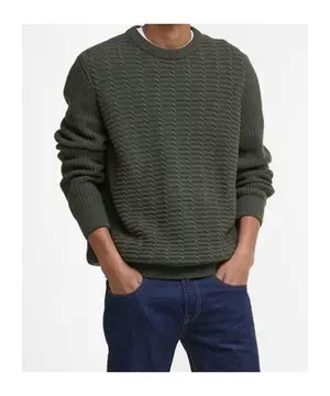 Barbour Textured Crew Neck Sweater