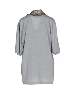 Dolce & Gabbana Jersey V-neck T-shirt With Detachable Application