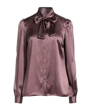 Dolce & Gabbana Satin Bow Collar Blouse