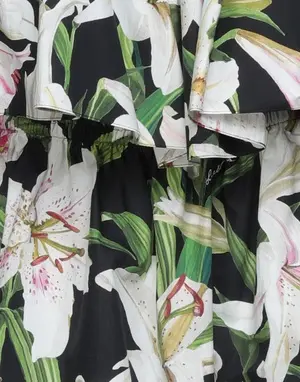 Dolce & Gabbana Sleeveless Peplum Top With Floral Print