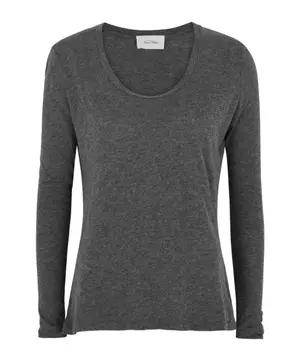 American Vintage Loose Cotton Top - Black