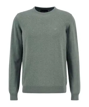 Barbour Crew Neck Sweater - Gray