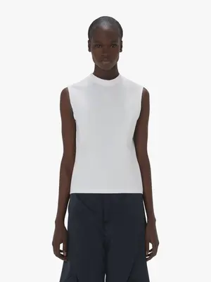 J.W.ANDERSON Jw Anderson Anchor Embroidered Tank Top