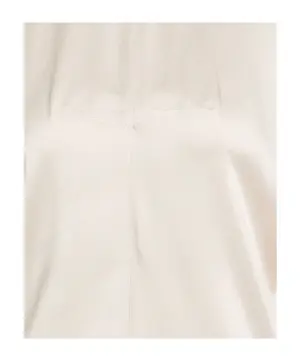Isabel Marant Étoile Solid Color Satin Short Sleeve Top