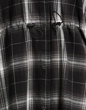 DIESEL® Plaid Flannel Shirt Dress