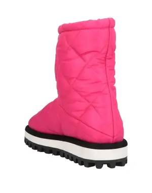Dolce & Gabbana Quilted Round-toe Platform Boots