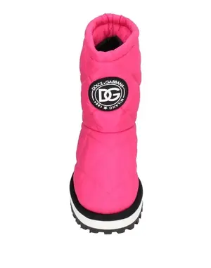 Dolce & Gabbana Quilted Round-toe Platform Boots