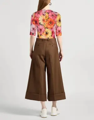 Dolce & Gabbana Floral Print Short Sleeve Top